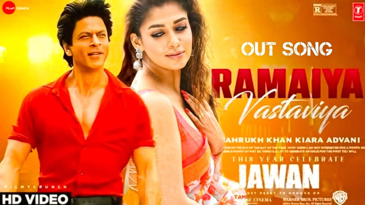 Jawan Song - Ramaiya Vastavaiya | Shahrukh Khan,Yaara Advani | Jawan ...