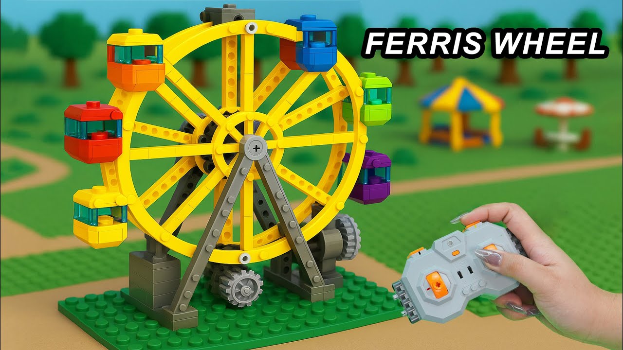 I Built a LEGO Ferris Wheel That Spins Forever! - YouTube