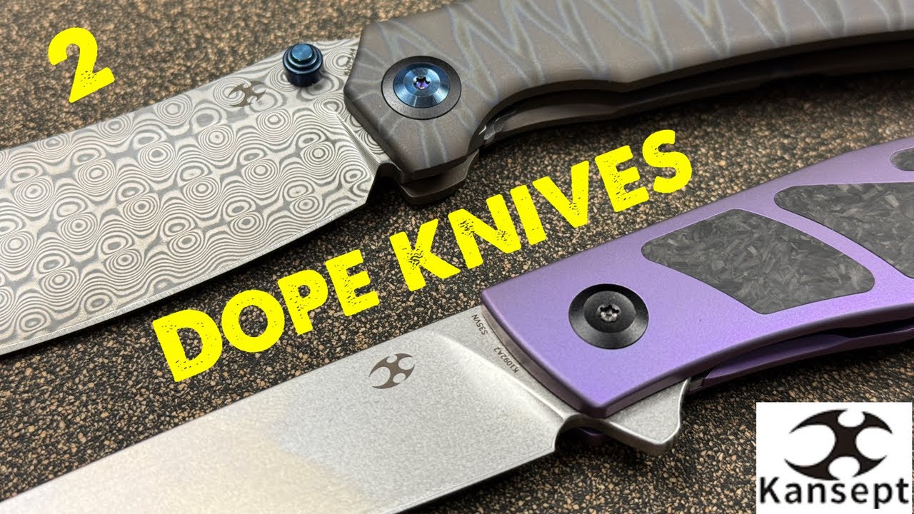 New New from Kansept | 2 Sweet Knives | Tipper & Cru - YouTube