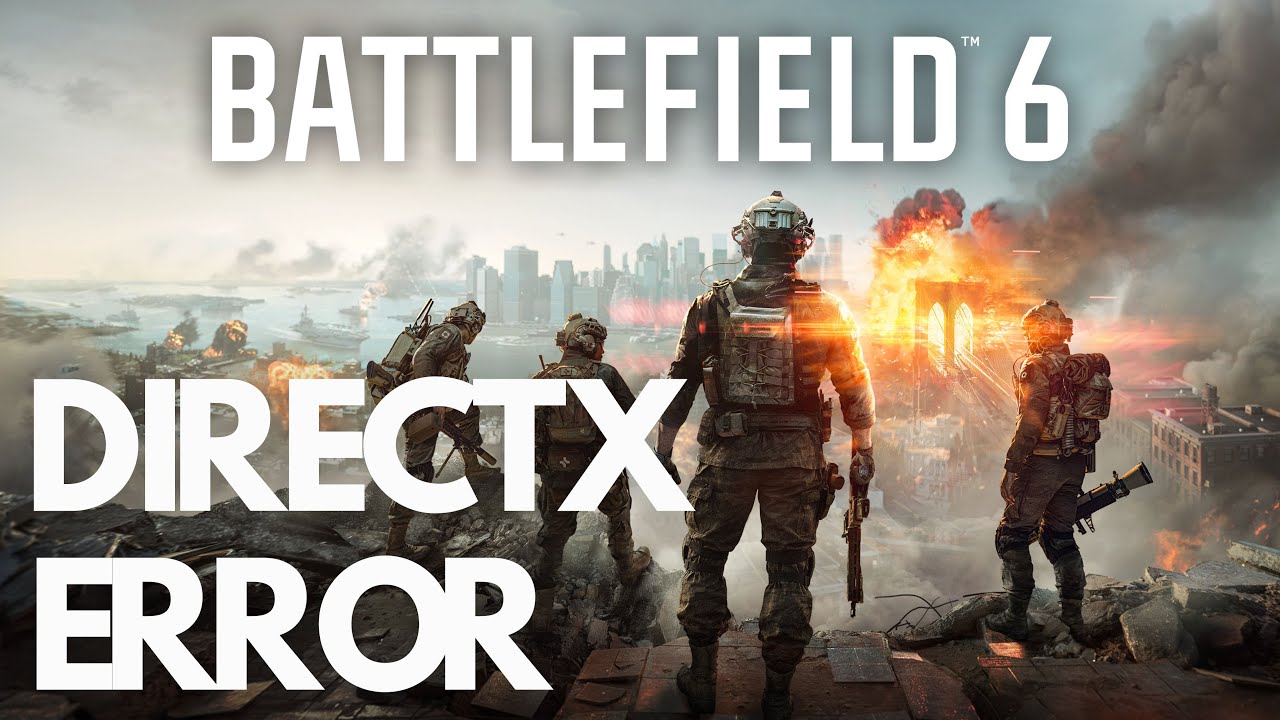 Battlefield 6 DirectX Function Error (DXGI_ERROR_DEVICE_REMOVED/DXGI_ERROR_DEVICE_HUNG) FIX🎮🔥 ...