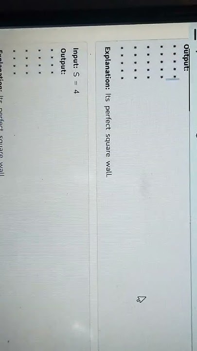 Print Square Wall Code In Java | Geek for Geeks | So F4MORE Videos.# ...