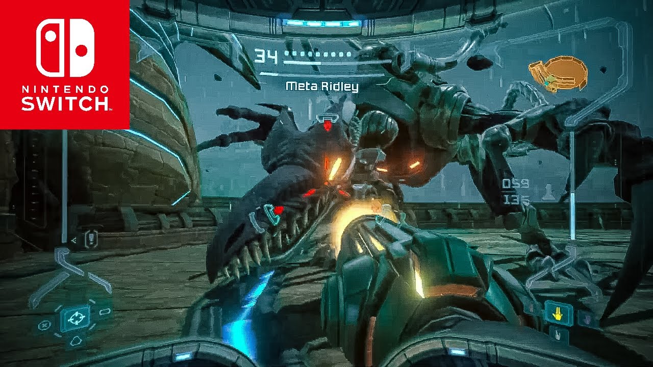 Metroid Prime Remastered Meta Ridley Fight (Switch) - YouTube