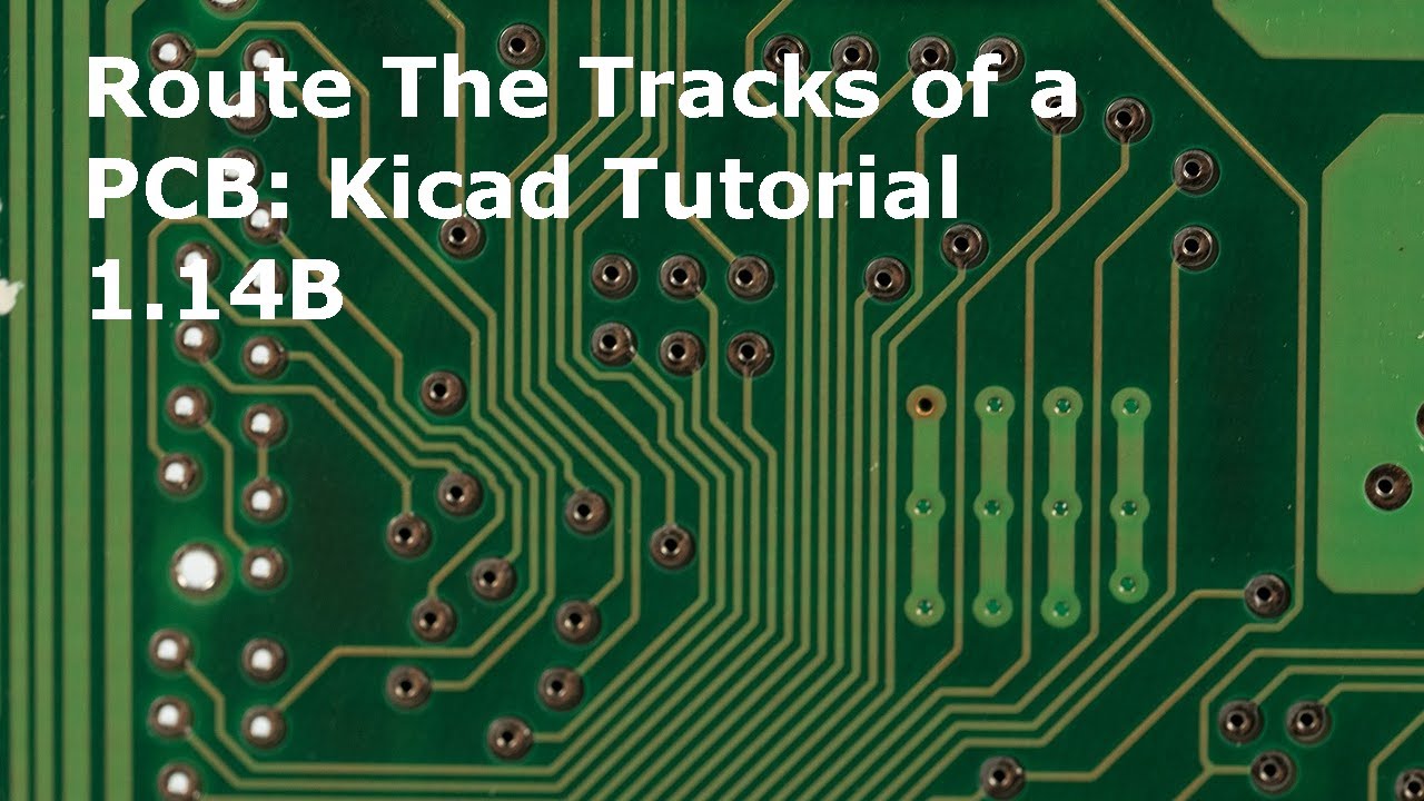 Route The Tracks of a PCB (printed circuit board) - YouTube