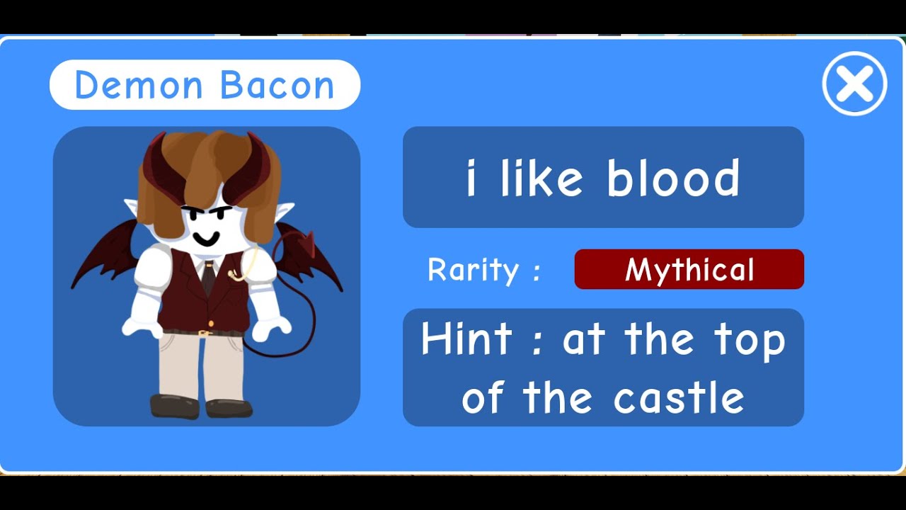 HOW TO GET DEMON BACON - YouTube