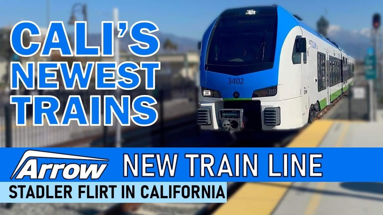 California’s Newest Train: Arrow - YouTube