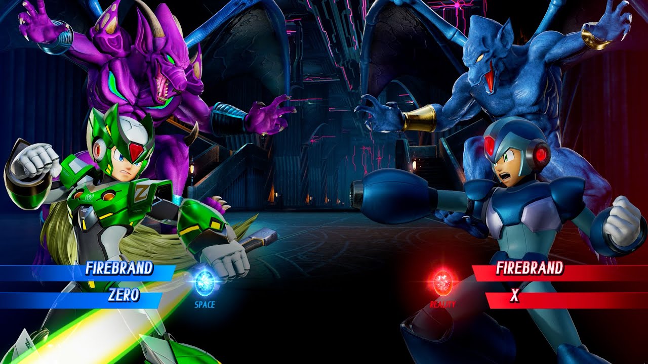 PINK FIREBRAND & GREEN ZERO VS BLUE FIREBRAND & BLUE X - Marvel vs ...