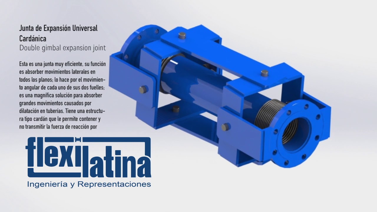 Junta de expansión universal cardánica - Double gimbal expansion joint ...