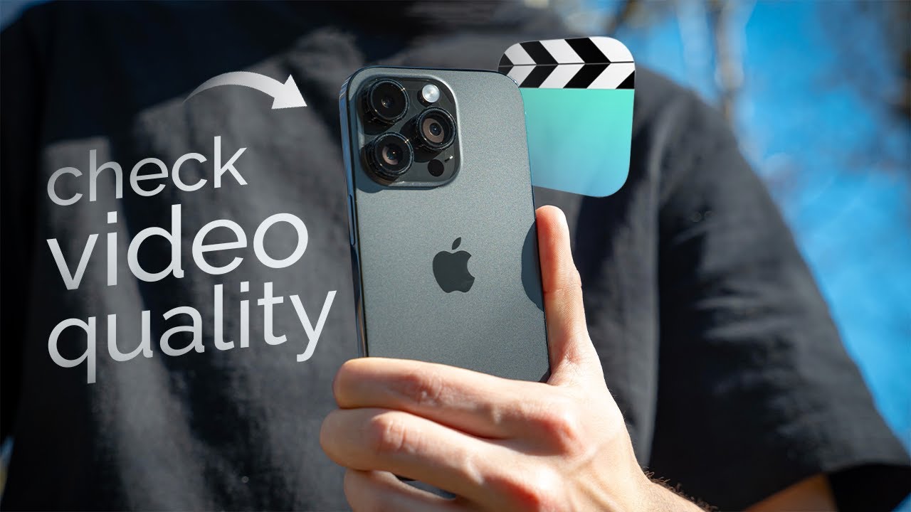 How to Check Video Quality on iPhone (tutorial) - YouTube