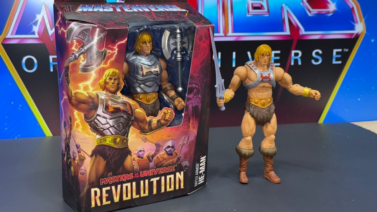 Battle Armor He-Man Revolution Masterverse - YouTube