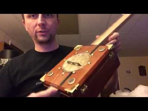Cigar box banjo - YouTube