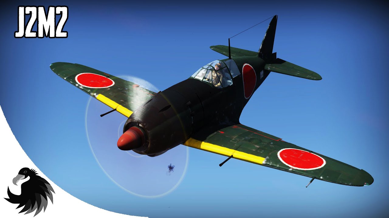 War Thunder: J2M2 Japanese Boom and Zoom: 5 Kill Ace! - YouTube