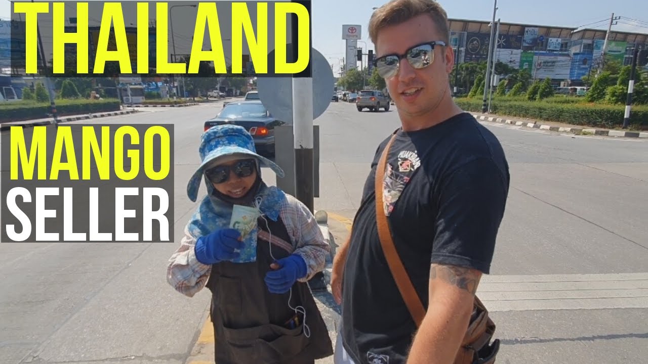 Thailand Mango Seller - Traffic Light Interview (Chiang Mai) - YouTube