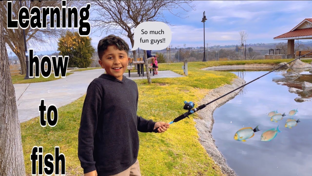Learning how to fish 🐟 - YouTube