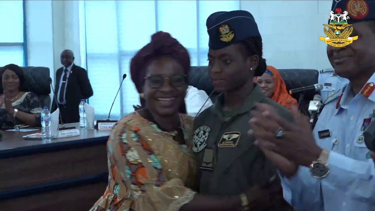 Award of Excellence: Nigerian Air Force Awarding The First Female ...