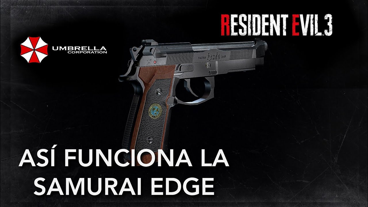 ASÍ FUNCIONA LA SAMURAI EDGE - RESIDENT EVIL 3 REMAKE - YouTube