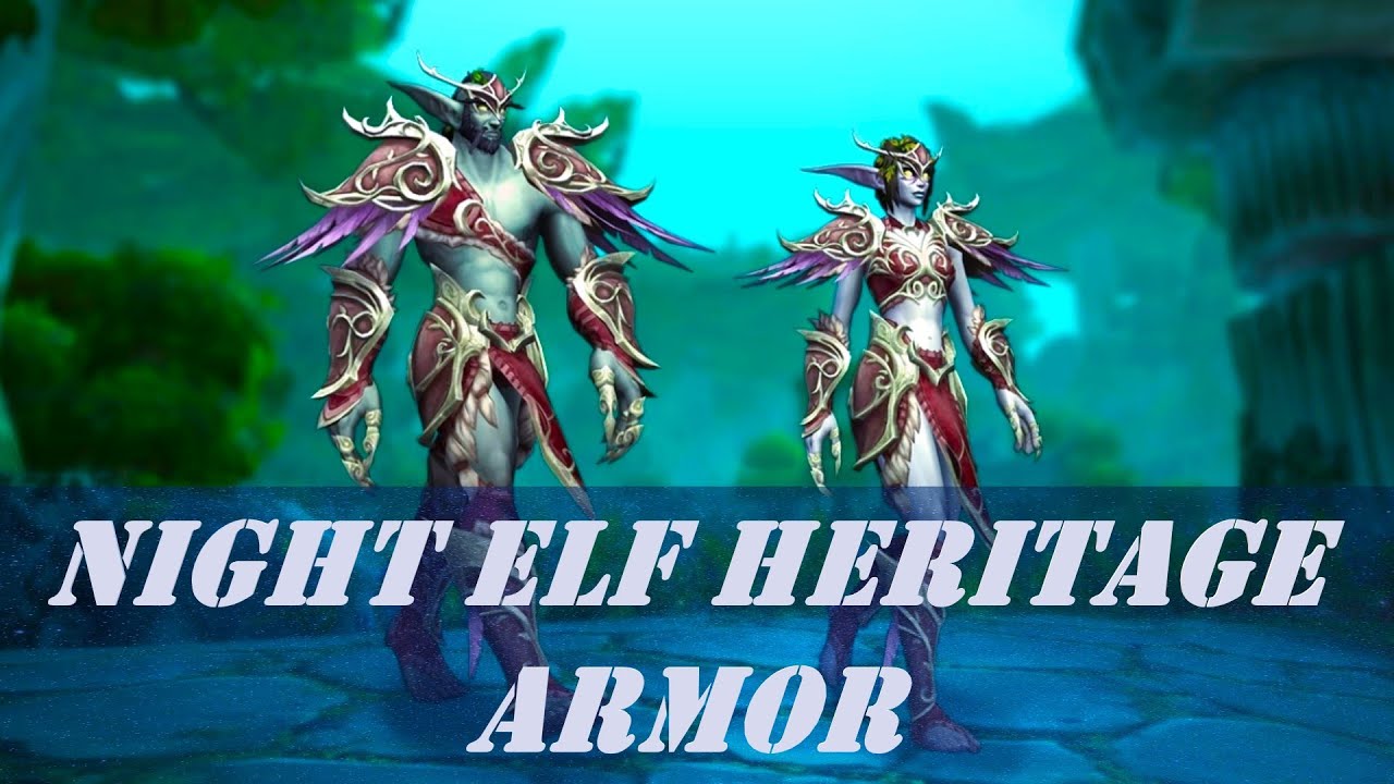Night Elf Heritage Armor Questline Storyline Walkthrough | Title: Ama ...