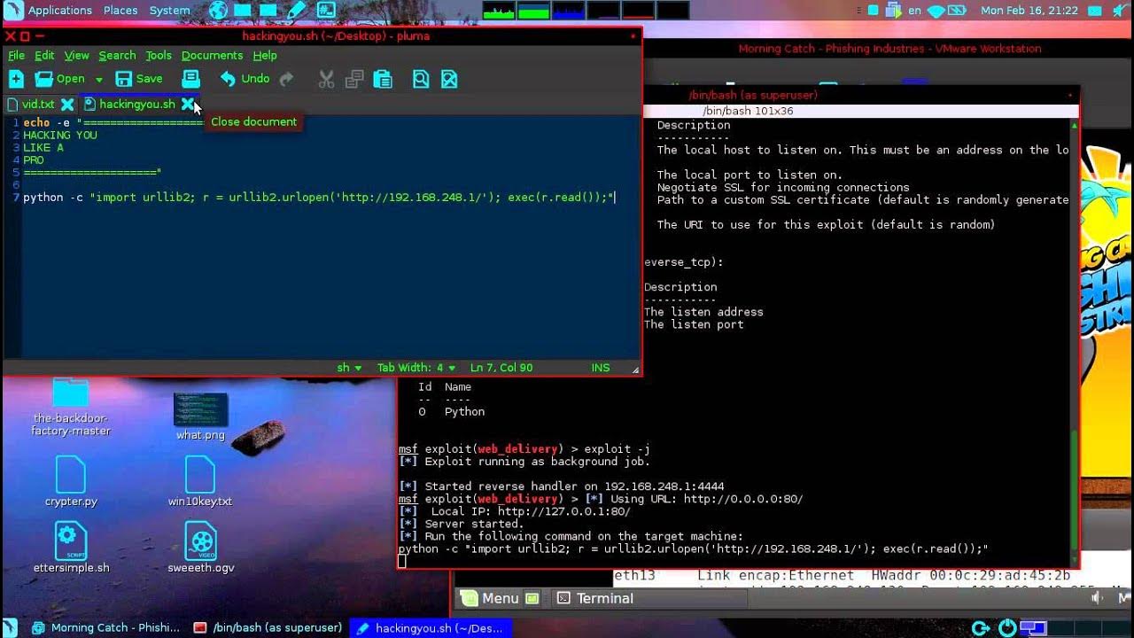 Hack linux using bash script - YouTube