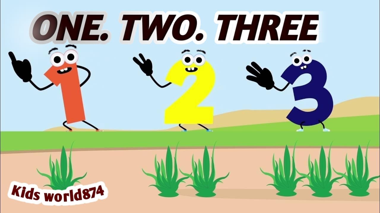One two three counting for kids - YouTube