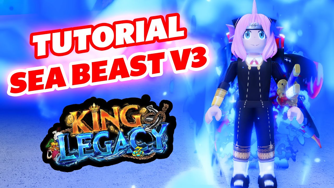 TUTORIAL CARA UPGRADE SEA BEAST V3 DI KING LEGACY #roblox - YouTube