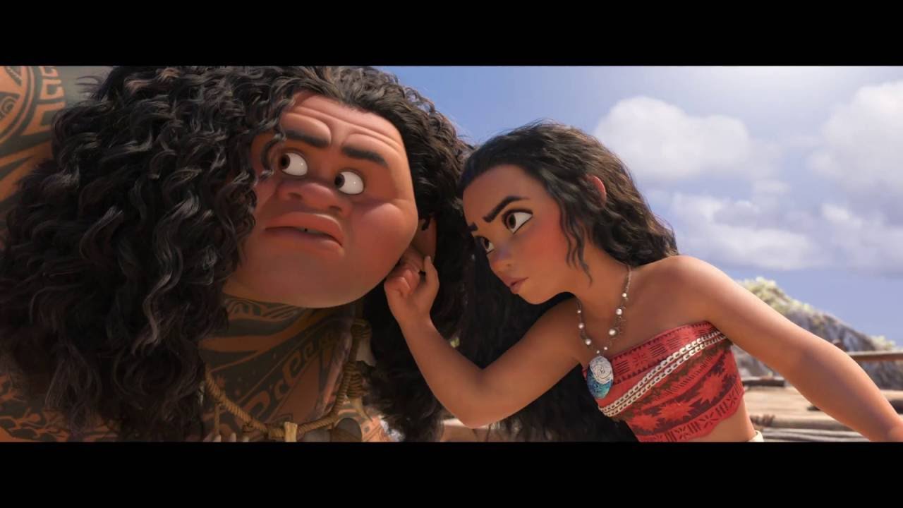 MOANA Movie Clip "Moana Meets Maui" - YouTube