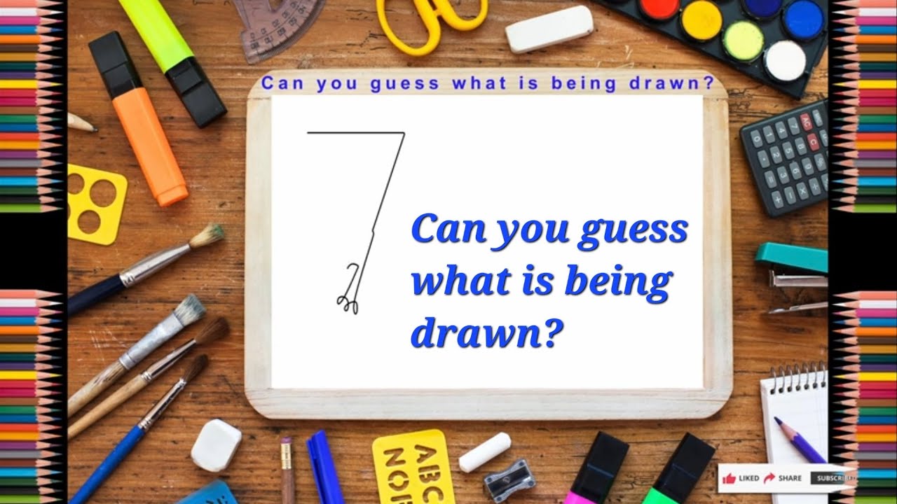Drawing- Can you guess what is being drawn? | Video for Toddlers & Kids ...