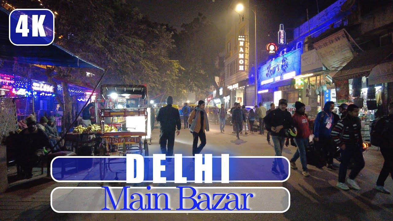 Main Bazar. Delhi. India. - YouTube