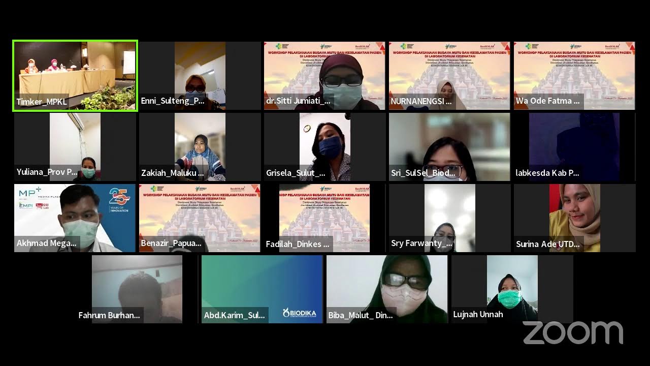 WS Pelaksanaan Budaya Mutu dan Keselamatan Pasien di Lab - YouTube