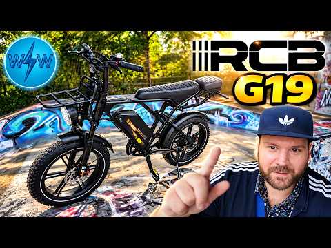 RCB G19 🔥 Drehmomentsensor! Moped Style eBike 🔥 25kmh, 2026, NFC, Power eFatbike, zugelassen