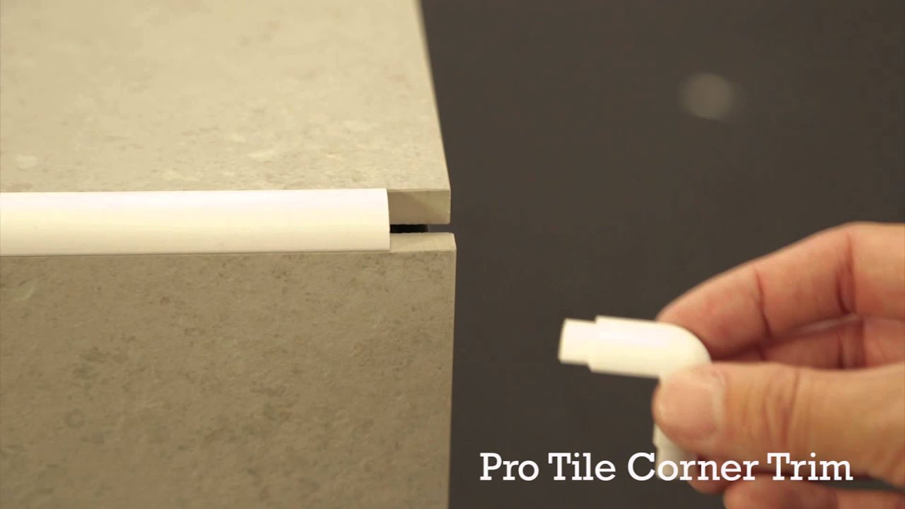 Pro Tile Trim Corners - YouTube