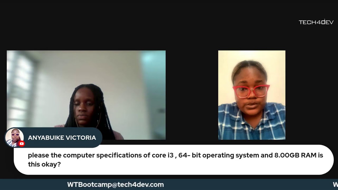 Women Techsters Bootcamp Cohort 3 1 Info Session Youtube