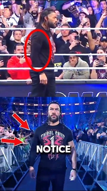 Did You Notice What Roman Reigns Had On His Arm During Raw Return?! 😨 # ...