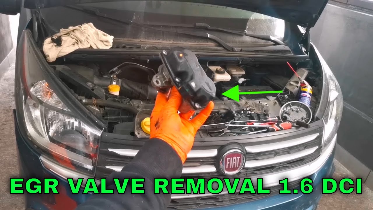 How To Remove EGR VALVE From Fiat Talento/Renault Traffic/Opel 1.6 ...