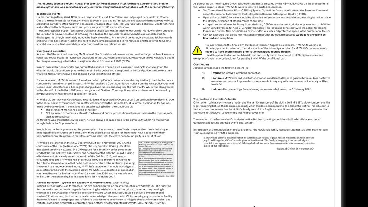 Yr.12 Legal Studies: Crime - Bail - balancing the needs of victim and ...