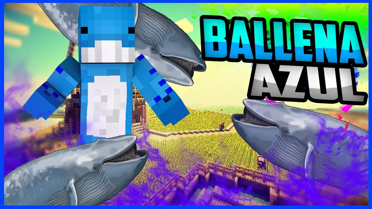 BALLENA AZUL EN MINECRAFT / Minecraft Español Skywars - YouTube