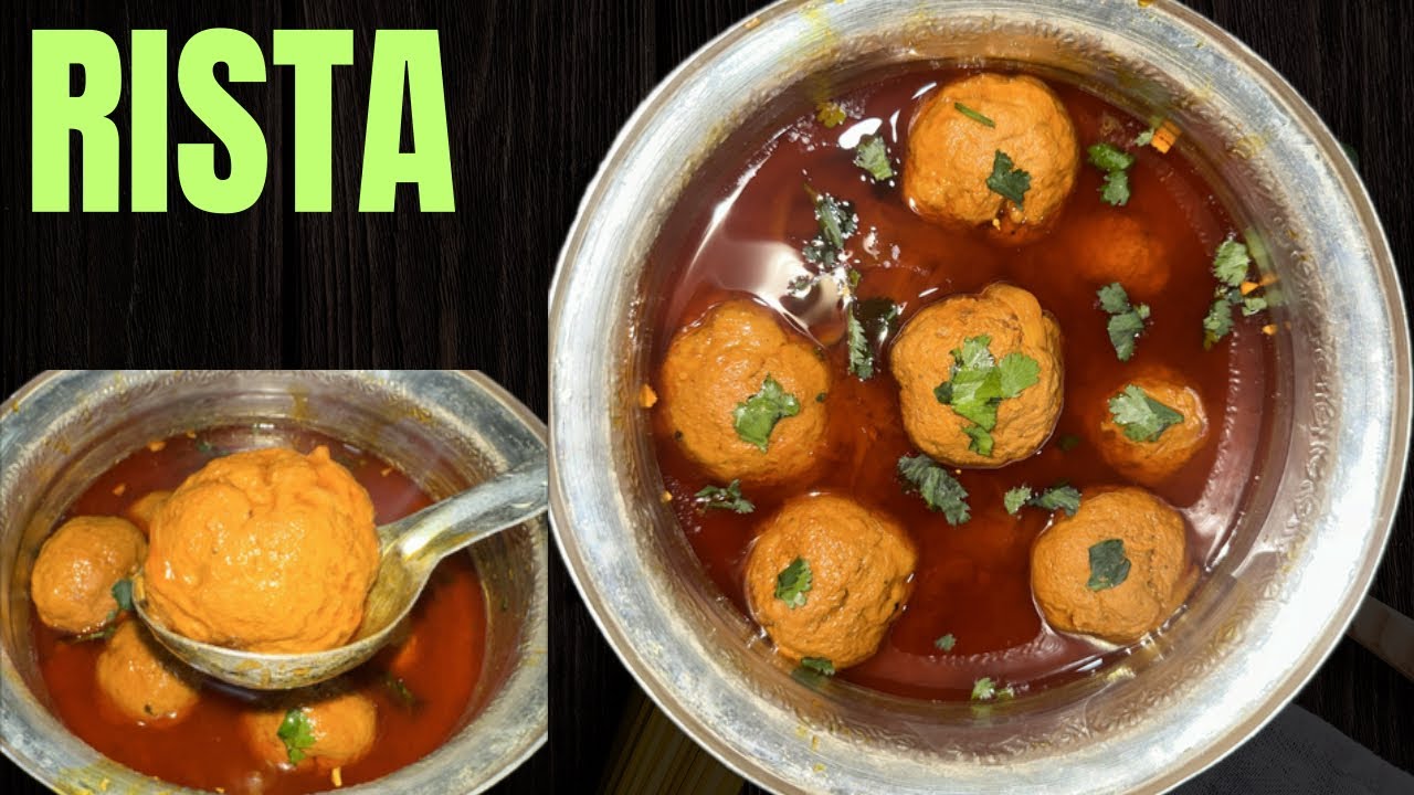 Authentic Rista | Kashmiri Wazwaan cuisine |Step by step full process ...