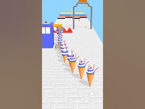 Ice Cream Cone Stack Run Gameplay Walkthrough | All levels | Android ...