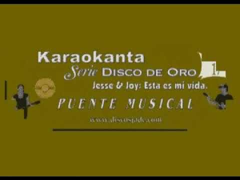 Jesse y Joy Llegaste Tú Karaoke - YouTube Music