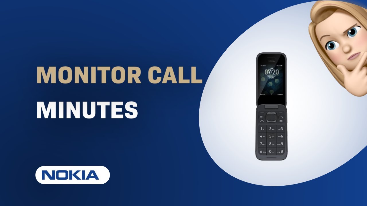 How to Monitor Your Call Minutes on the Nokia 2760 Flip - YouTube
