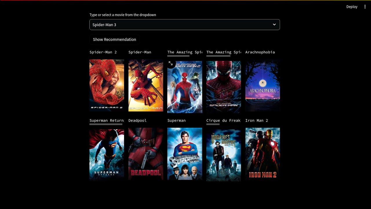 Movie Recommender System - YouTube