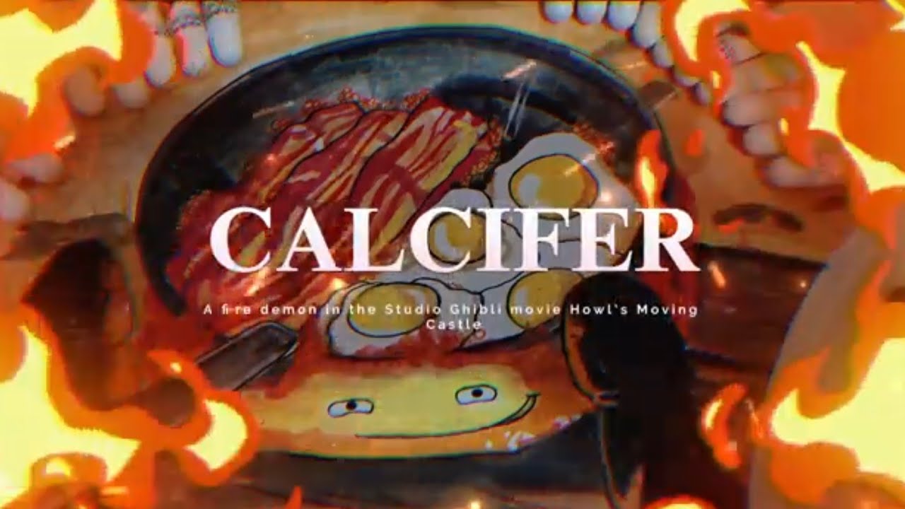 Drawing Calcifer | Time-Lapse Art of the Fire Demon from Howl’s Moving ...