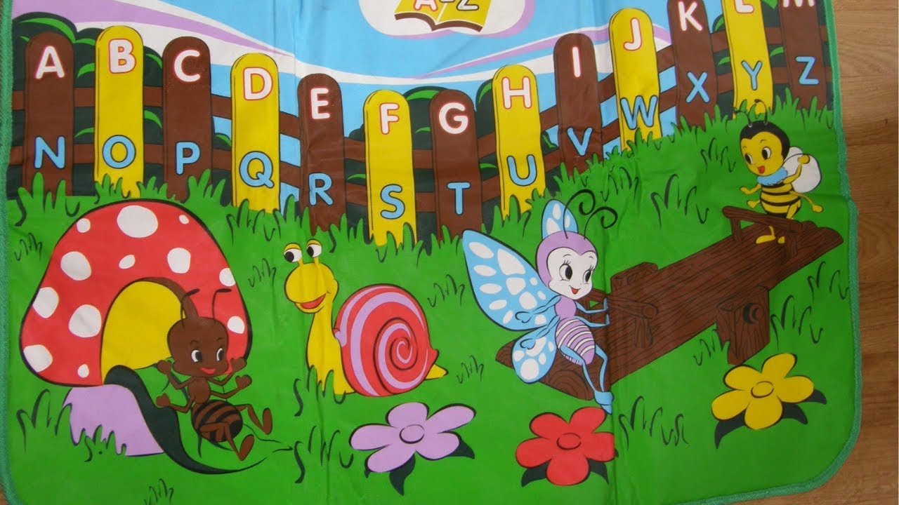 ABC Musical animal play mat, floor mat toy with music, animal sounds ...