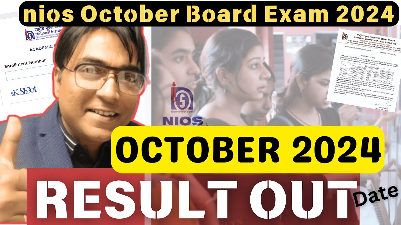 NIOS Result 2024 October Exam OUT date || Class 10 &12 || Notice out ...