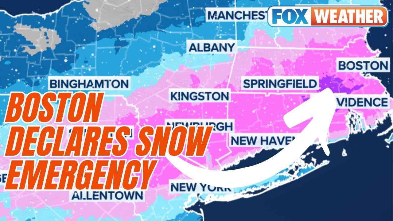 Boston Declares Snow Emergency As Northeast Braces For Disruptive Nor ...