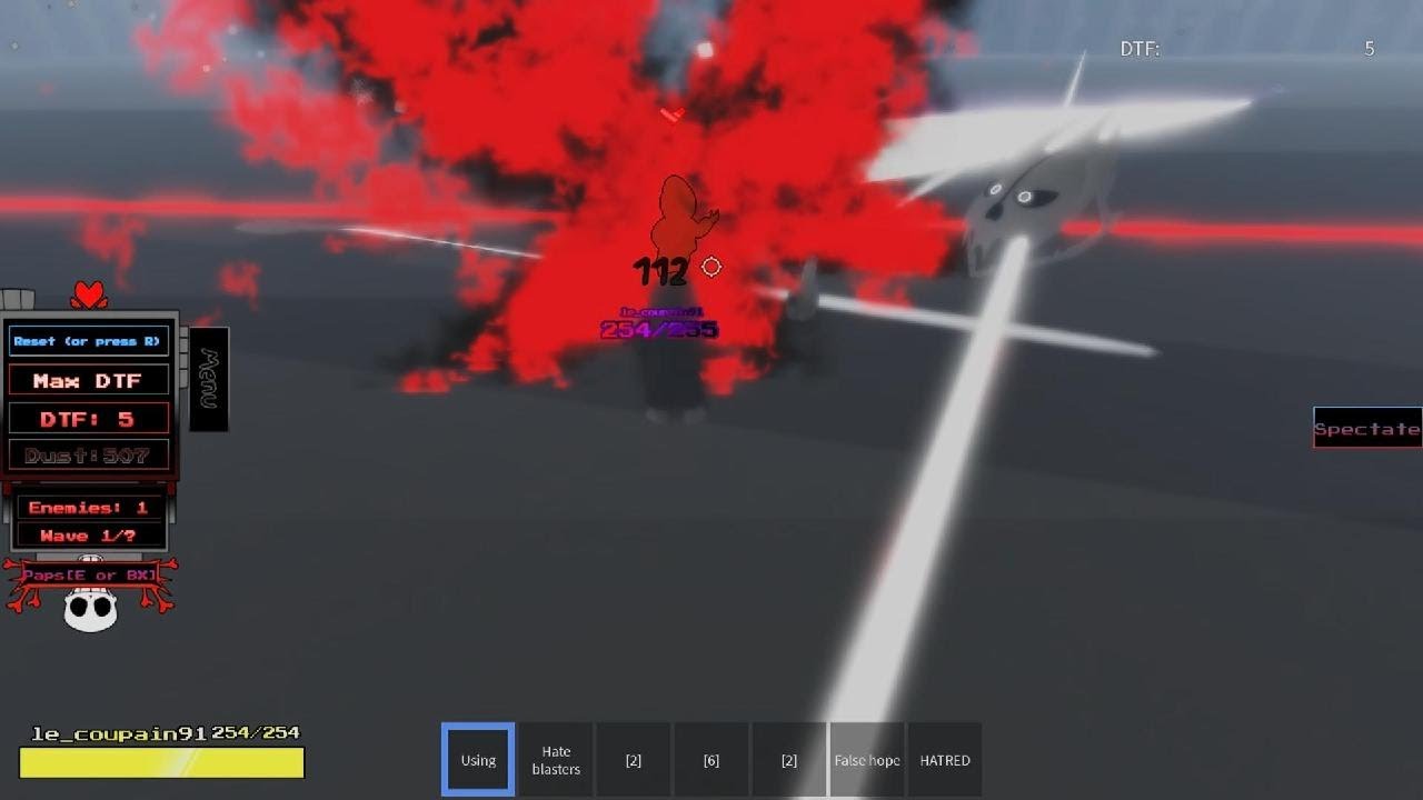 Solo High level Dust : Sans Funny Boss Rush - YouTube