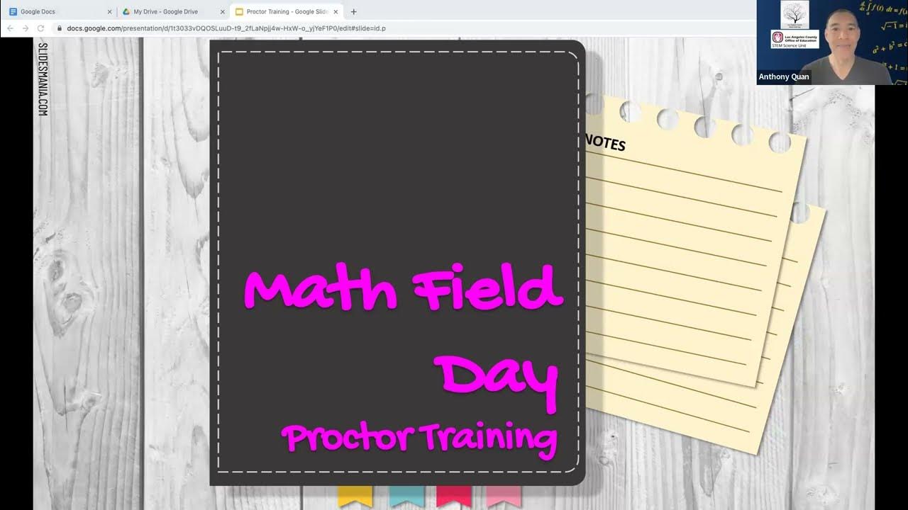 Math Field Day Proctor Training Video - YouTube