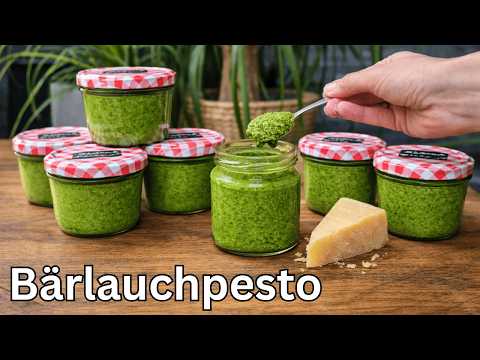 Nie wieder Pesto kaufen! 🌿😋 Bärlauchpesto in Minuten – einfach & gesund #301