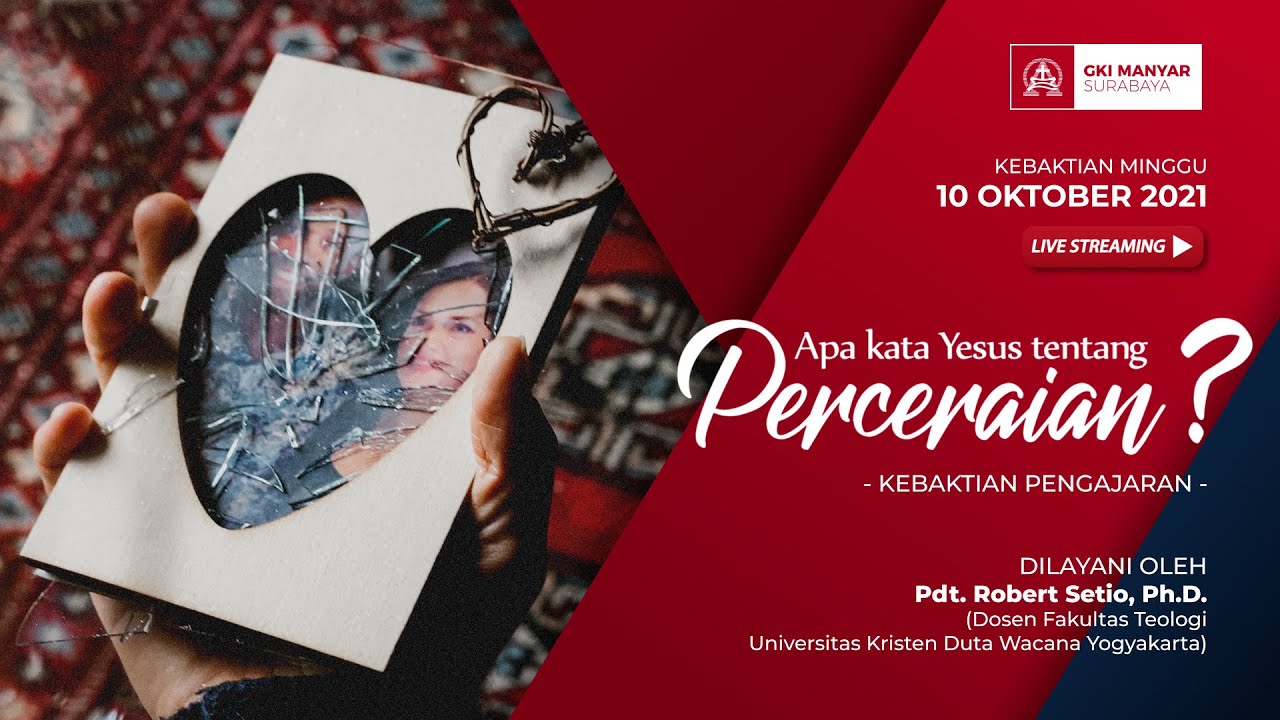 Kebaktian Umum GKI Manyar 10 Oktober 2021 // 🔴 LIVESTREAMING - YouTube