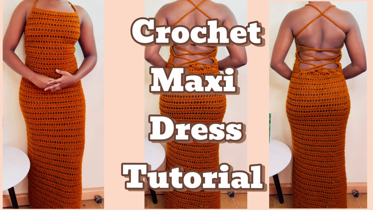 Easy crochet dress tutorial |beginner friendly and two row repeat ...