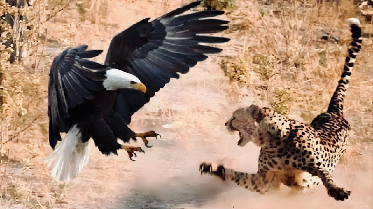 OMG! Eagle Attack on Leopard - YouTube
