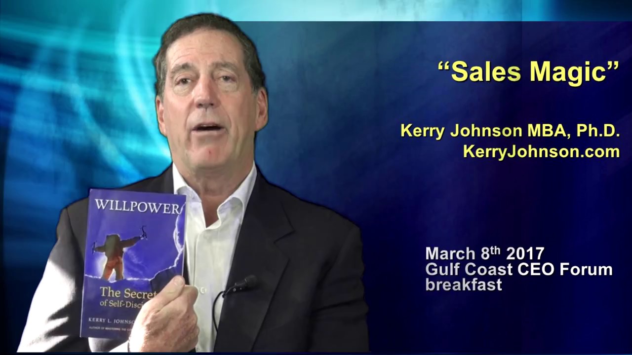 Dr. Kerry Johnson to speak at Gulf Coast CEO Forum March 8th - YouTube